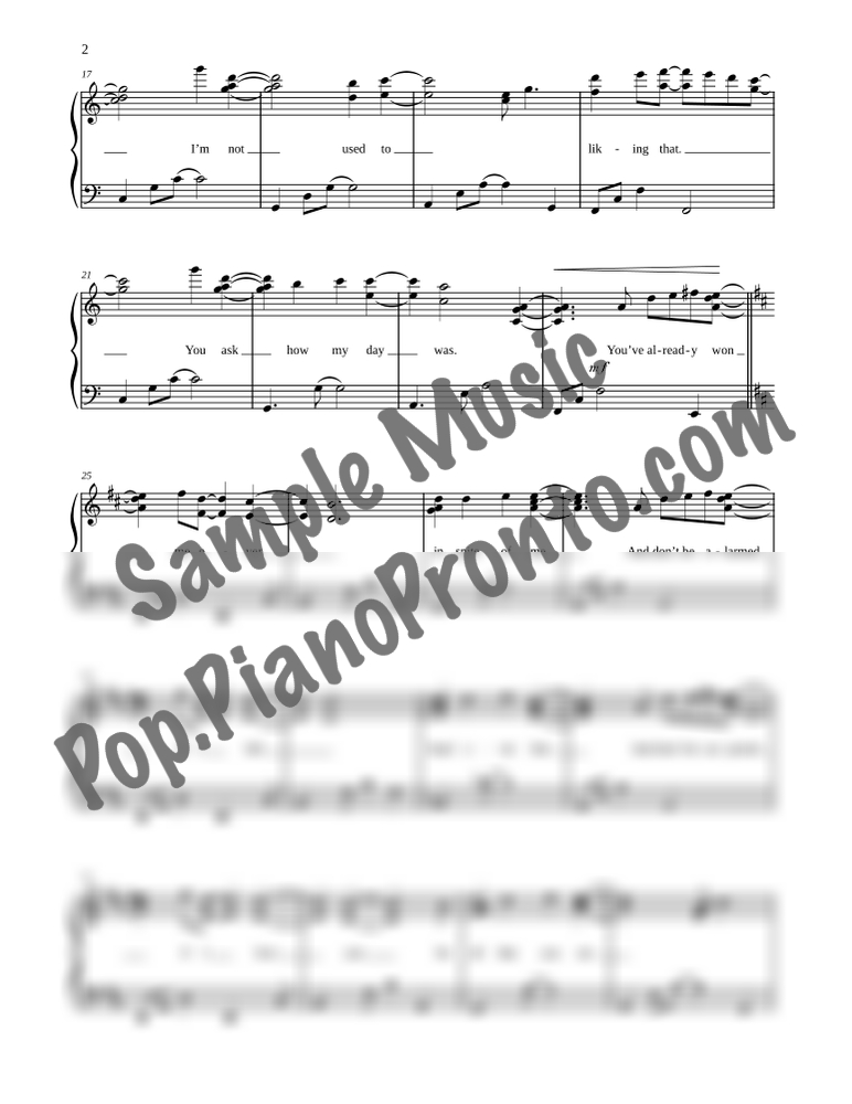 Head Over Feet (Intermediate: Lyrical Version) By Alanis Morissette - F.M. Sheet Music - Pop ...